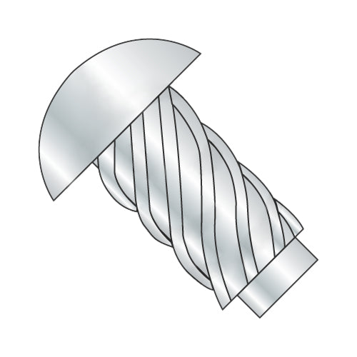 00 x 3/16 Round Head Type U Drive Screw Zinc – Bolt Demon