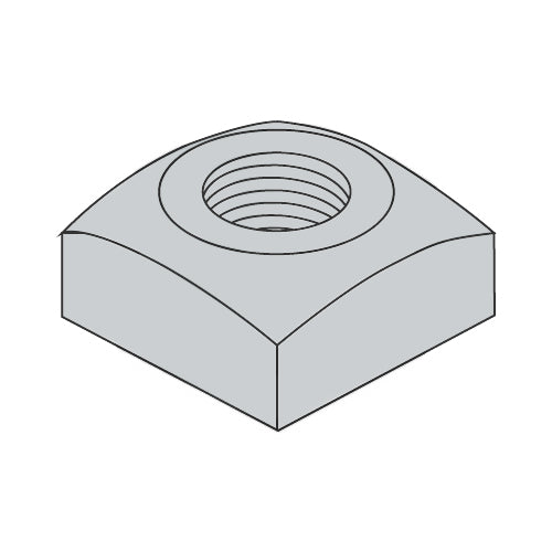 1/4-20 Regular Square Nut Zinc – Bolt Demon